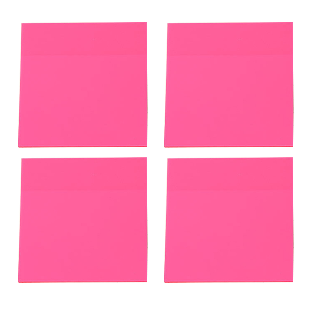 200 Sheets Transparent Sticky Notes，75*75mm Clear Annotation ...