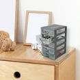 Home Basics 5 tier Plastic Drawer Organizer, Grey - Walmart.com