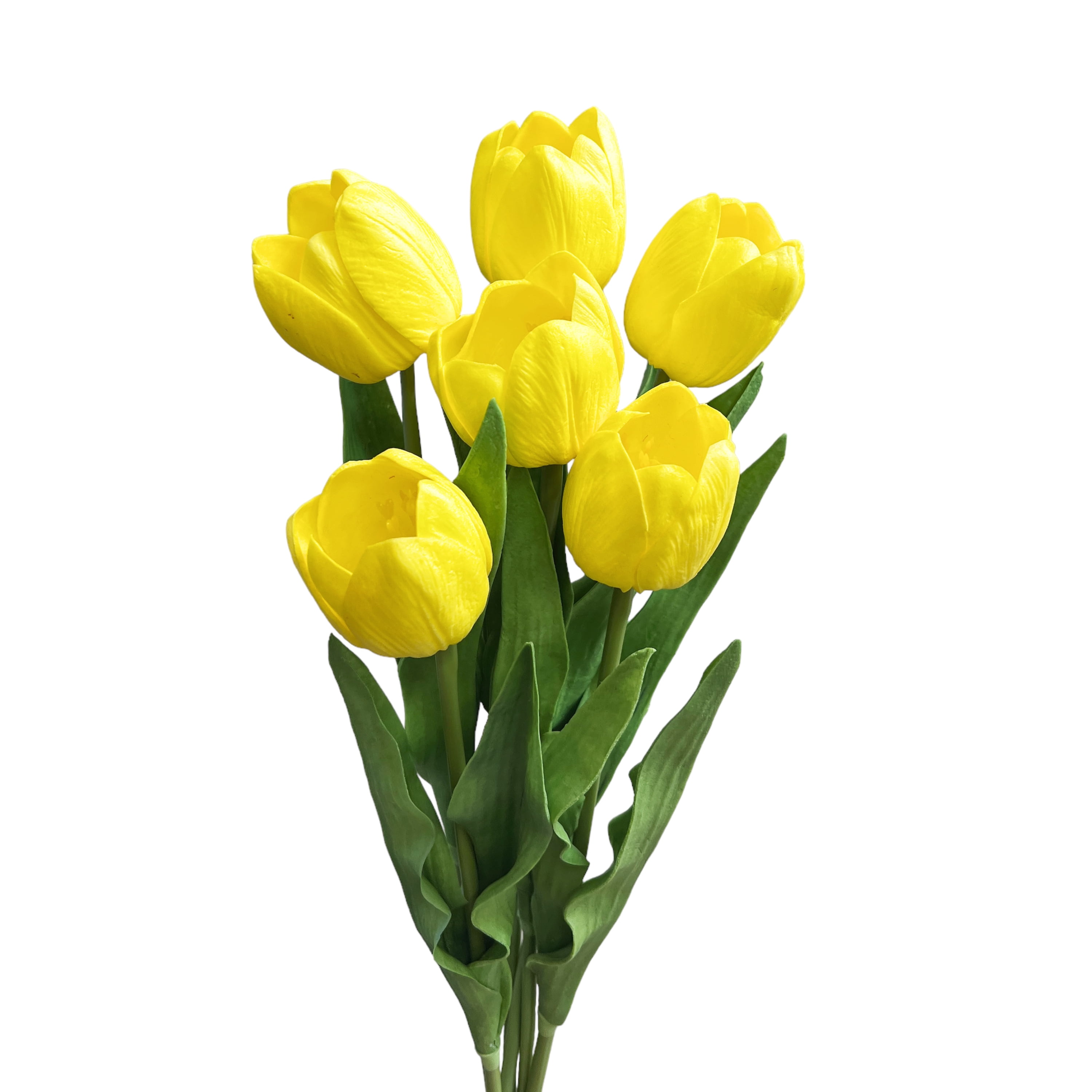 Set of 6 Real Touch Artificial Tulip Stems, 20 inches Tall - Walmart.com