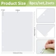 PP Plastic Notebook Index Divider Sheets 3 Holes Tab Divider for Binder ...