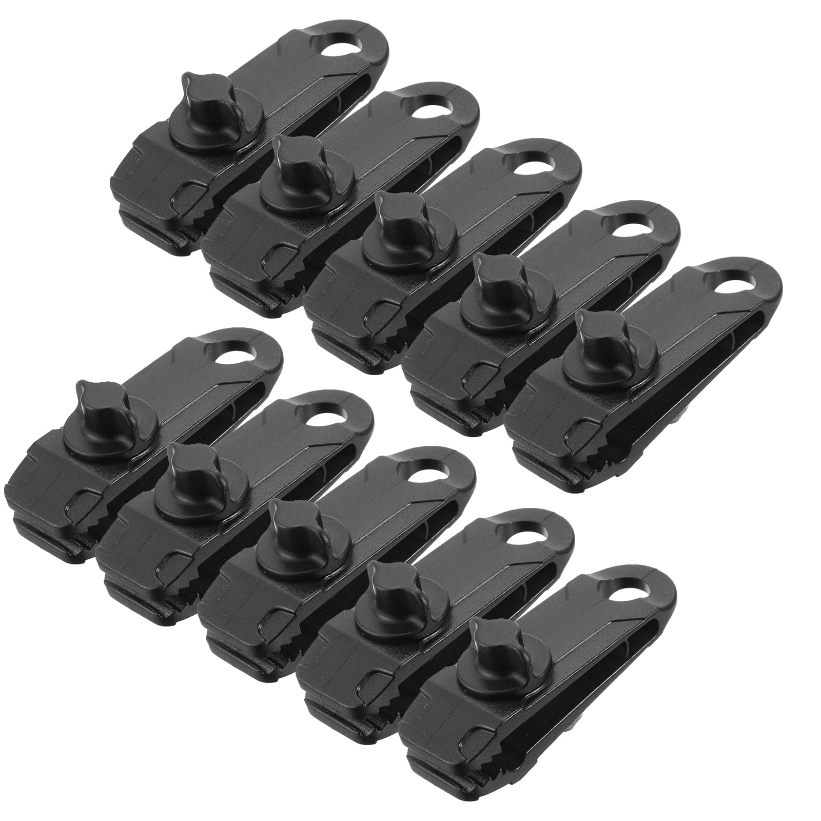10x Heavy Duty Reusable Tent Tarp Tarpaulin Clips Clamps Buckle Camping ...