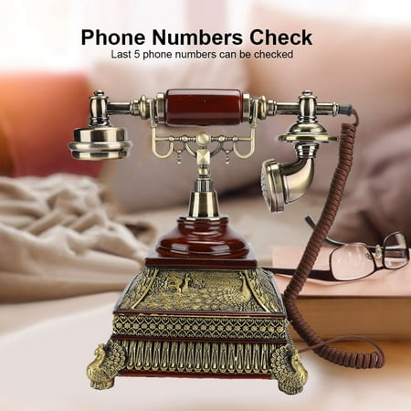 Wired Telephone, Europe Style Antique One-button Call Number Display ...