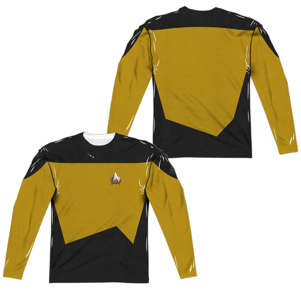 Star Trek - Tng Engineering Uniform (Front/Back Print) - Regular Fit ...