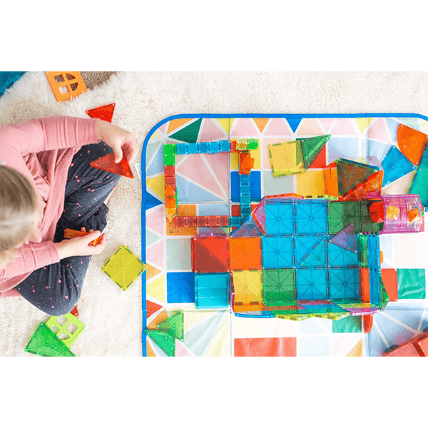 Magna Tiles Interactive Play Mat Storage Bin