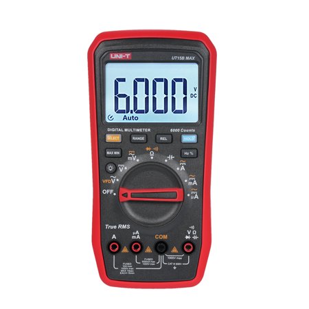 UNI-T UT15B MAX Digital Multimeter 1000V 6000 Counts Multitester Tester ...