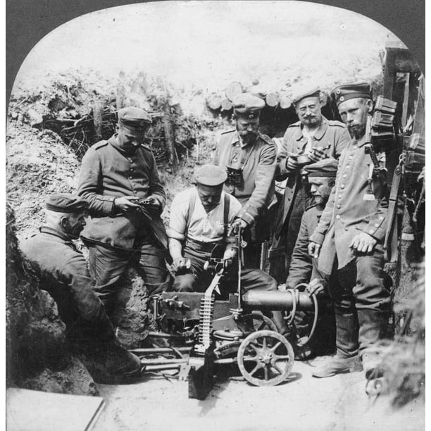 World War I: Machine Gun. /Nrussian Machine Gun During World War I ...