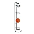 funtasica Modern Metal Sports Ball Storage Rack, 4 Tier Ball Rack ...