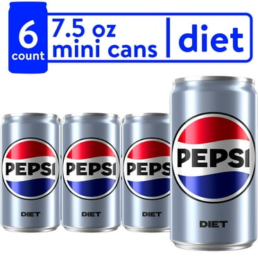 Diet Pepsi Cola Soda Pop, 16 fl oz. - Walmart.com