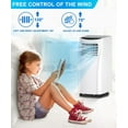 Gymax 8000BTU 3-in 1 Portable Air Conditioner Cooler Fan Dehumidifier ...