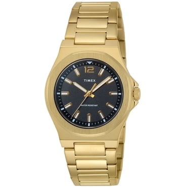 Timex Men's Harborside Two-Tone/Blue 42mm Dress Watch, Stainless Steel ...