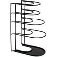 Cuisinel Cookware Shelf Stand - 5-Tier Stacker Pan Organizer for ...