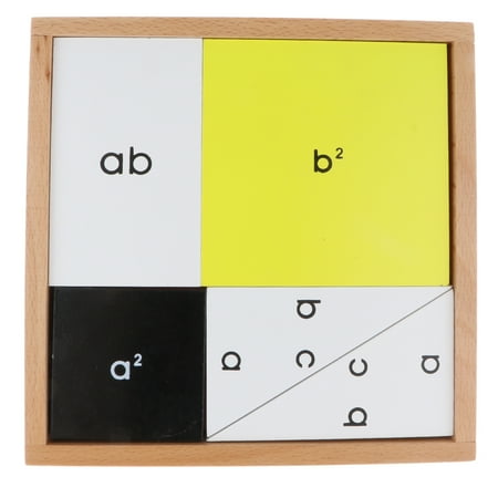 Wooden Toy Montessori Pythagorean Theorem Board, Math Formula Learning ...