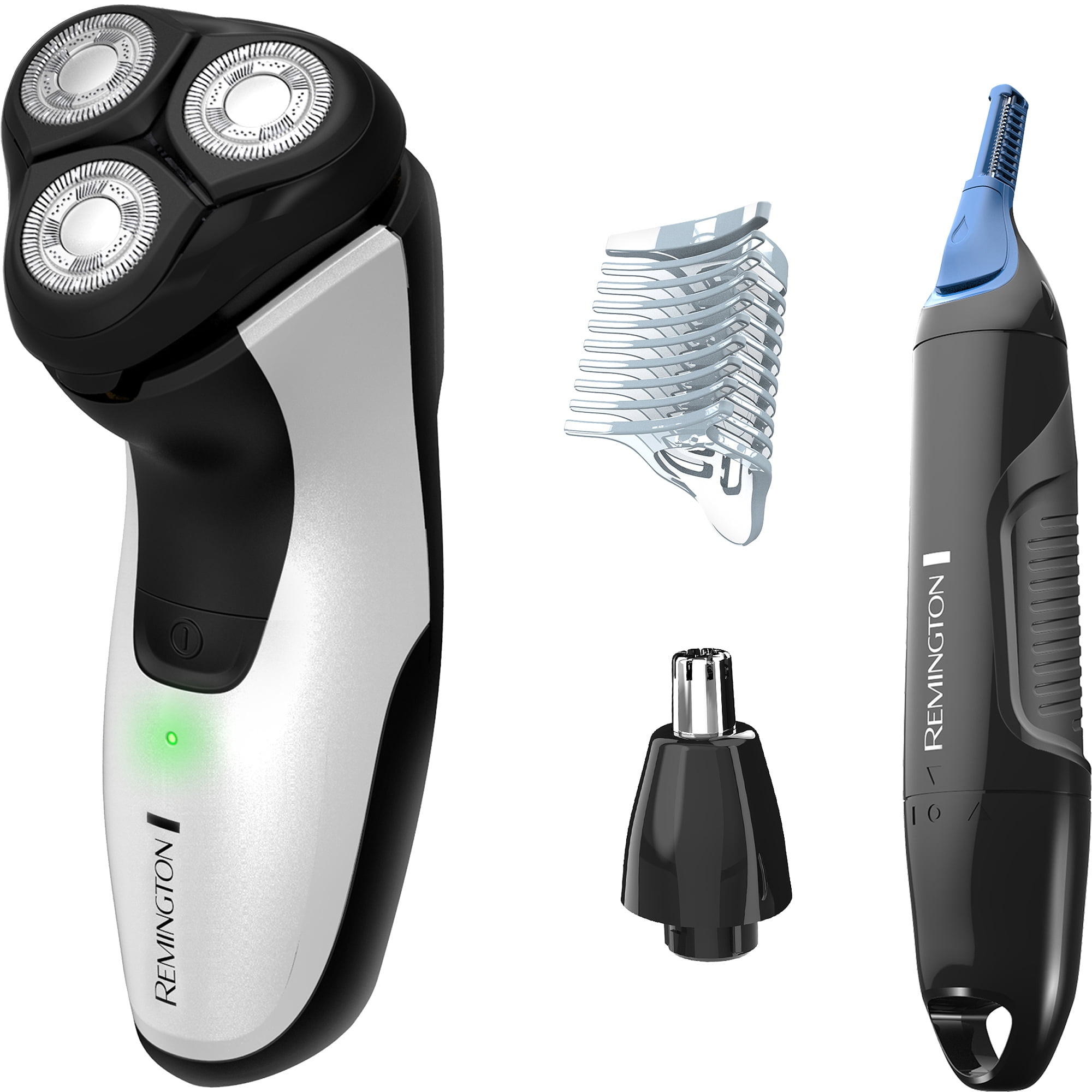 Remington R4 Lithium Power Series Rotary Shaver With BONUS Nose/Ear ...