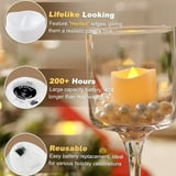 Homemory LED Candles, Battery Tea Lights, Longer Lasting, Realistic ...