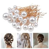 Clinaoy 16Pcs Non-slip Elegant Hair Stick Retro Exquisite Handmade Faux ...