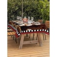 52x70 Tablecloth Rectangle, Red Chef Outdoor Tablecloth with Umbrella ...