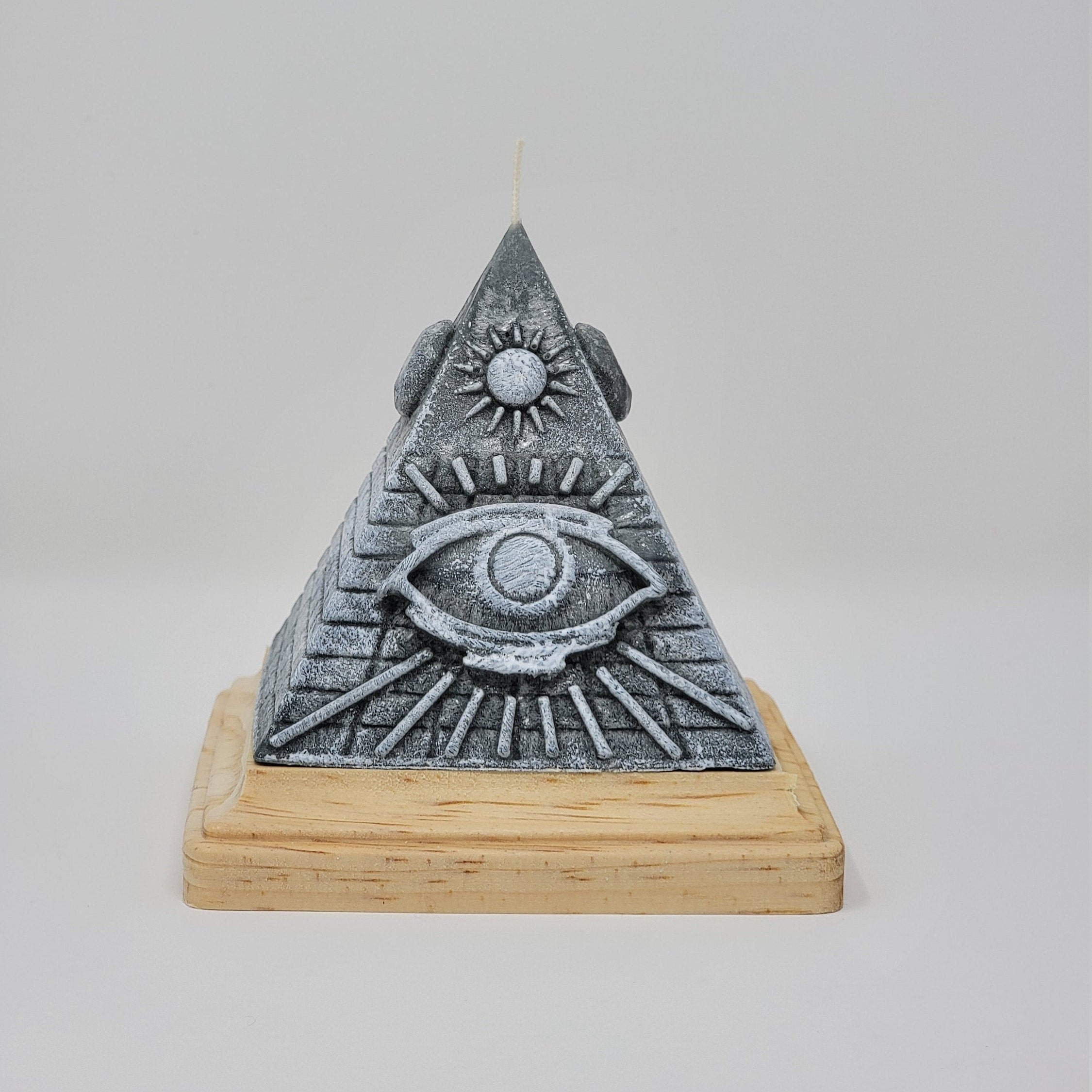 CRYSTAL Pyramid Candle - Walmart.com