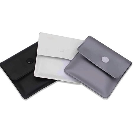 Xizioo Black White Silver Gray Pocket Ashtray Bag - Fire Retardant ...