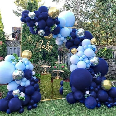 Baby Shower Decorations for Boy, Birthday Boy, 2 in 1 Set, Balloon ...