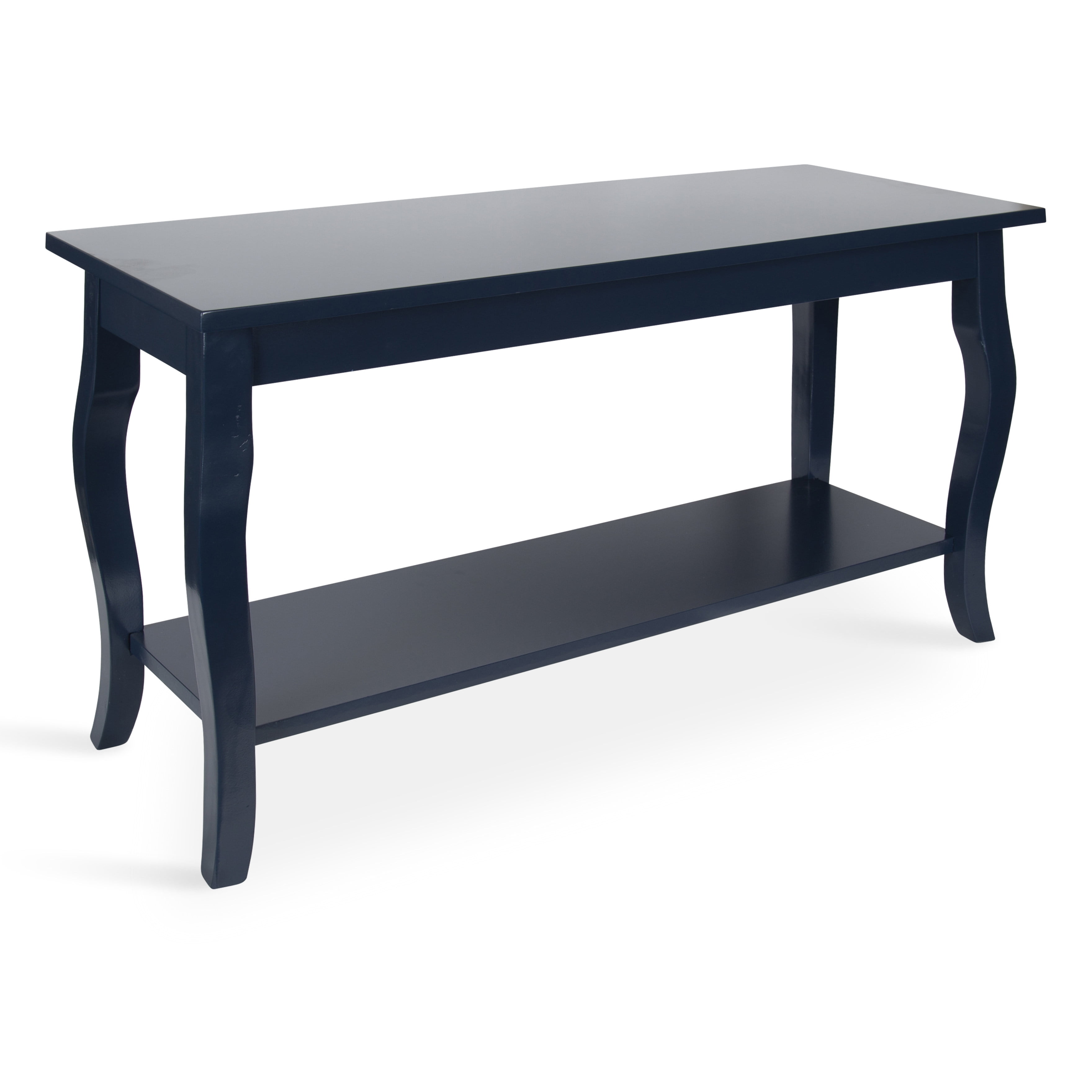 Kate and Laurel Lillian Glam Wood Bench with Shelf, 36 x 14.5 x 20 ...