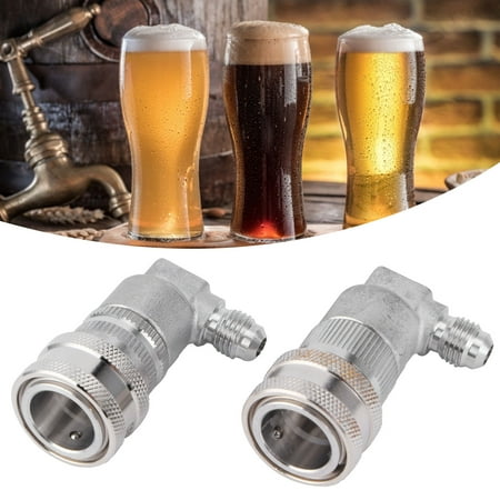 Loewten Ball Lock,Beer Keg Coupler,2PCS MFL1/4in Ball Lock Disconnect ...