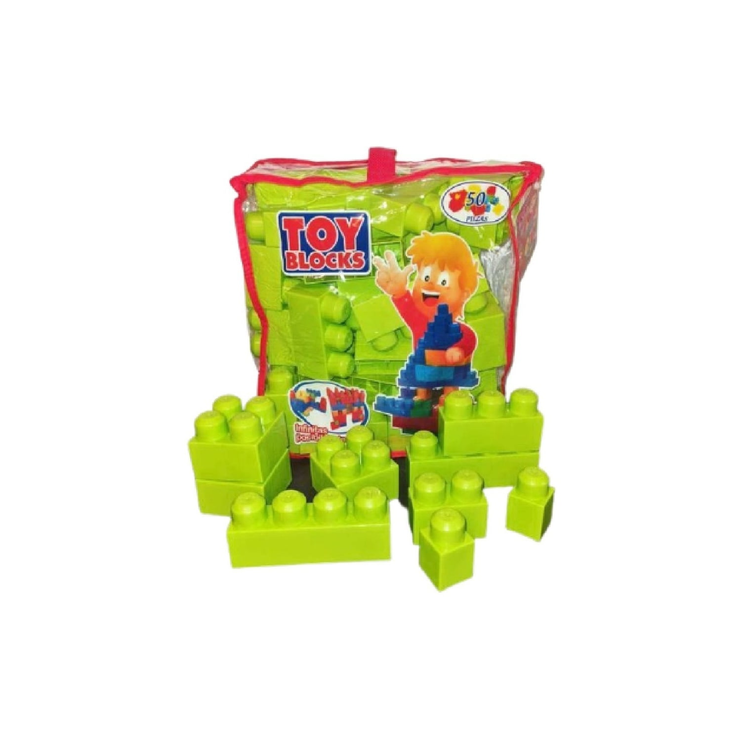 Bloques de construcción Mega Blocks Fab Chilena, 50 piezas - Apple ...