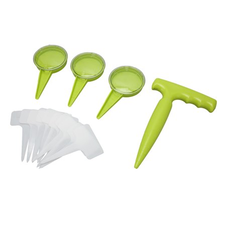 Seed Dispenser, Ergonomic Dibber Seed Planter Tool Set 5 Dial Settings ...