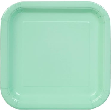 Square Paper Plates, 7 in, Lavender, 16ct - Walmart.com