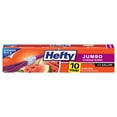 Hefty Slider Jumbo Storage Bags, 2.5 Gallon Size, 10 Count - Walmart.com