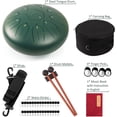 LOMUTY Steel Tongue Drum 11 Notes 12 inches Handpan Drum Percussion ...