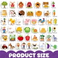 48PCS Fridge Magnet Magnetic Letter and Number Set Educational Magnetic ...
