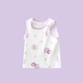 Confree Toddler Girls T-Shirts Cartoon Graphic Print Sleeveless Crew ...