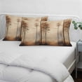 Brown Forest King Size Pillow Cover, Pillowcase Protectors with Zipper ...