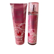 Bath & Body Works Winter Candy Apple Fragrance Mist & Body Cream Set ...