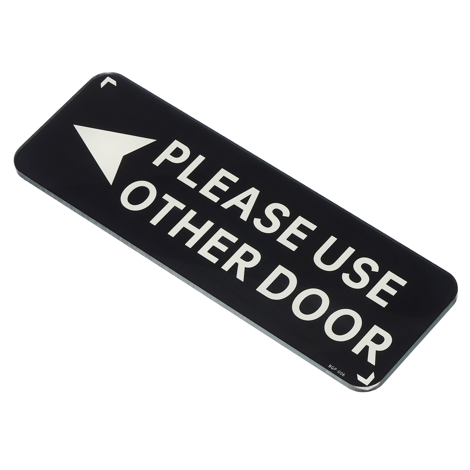 Uxcell Please Use Other Door Left Arrow Sign 9"x3" Self Adhesive ...