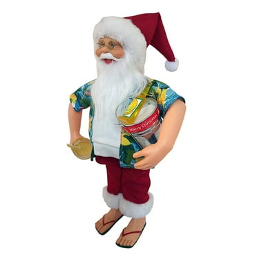 16" Lighted Tree Santa Scene - Walmart.com