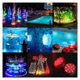 13leds Magnetic Sucker Submersible Light Waterproof Remote RGB ...