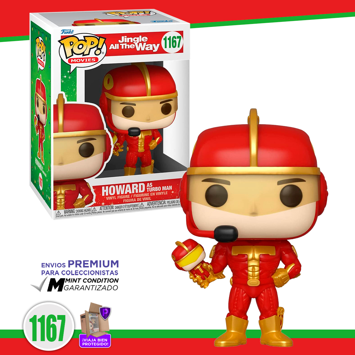 Funko Pop Howard Con Turbo Man #1167 El Regalo Prometido Funko Jingle ...