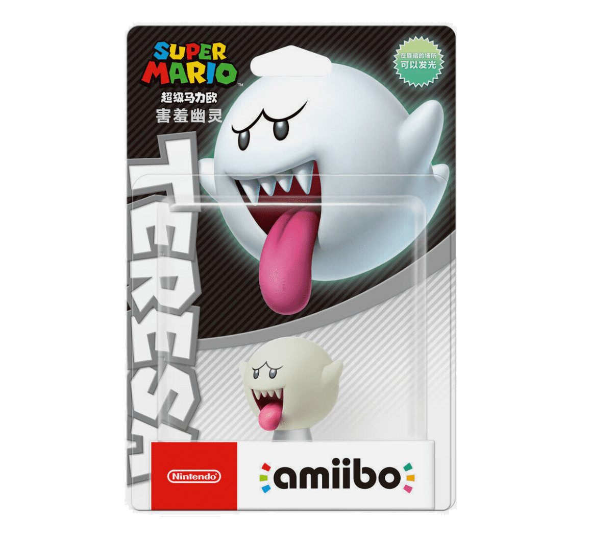 Figura Amiibo Original Nintendo Boo Super Mario Bros | Walmart en línea