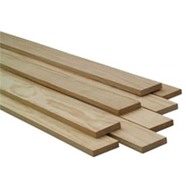 Craftwood BDP148 Natural Pine Board - 1 x 4 in. x 8 ft. - Pack of 6 ...
