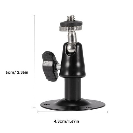 5PCS Camera Wall-Mounted Bracket Rotating Black stand Wall-mounted ...