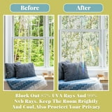 Style-Carry Window Film Privacy Covering, Static Glass Sticker, 17.5" x ...