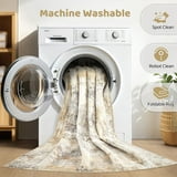 UERMEI 8'x10' Washable Area Rugs for Living Room, Modern Abstract ...