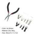WHAMVOX 85 Pcs Zinc Alloy Zipper Head Stops Set in Assorted Colors for ...
