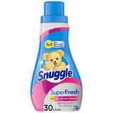 Snuggle Plus Super Fresh Liquid Fabric Softener, Spring Burst, 31.7 ...