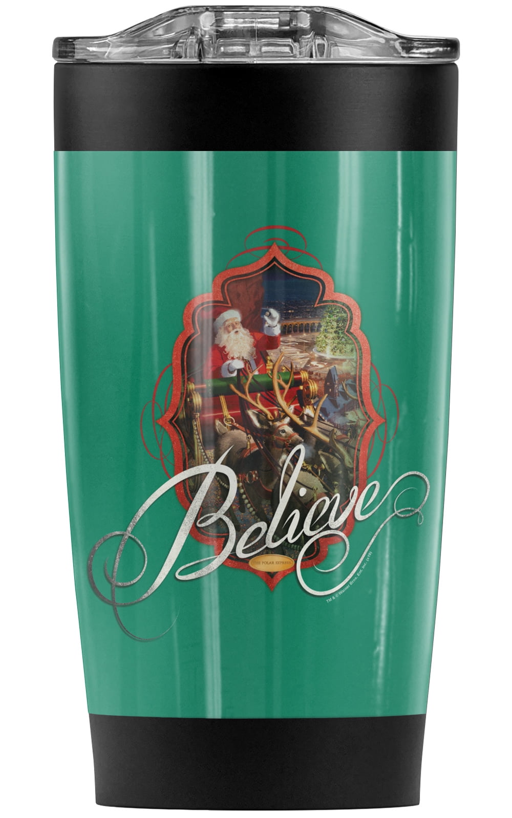 The Polar Express/Train Poster Stainless Steel Tumbler 20 oz Coffee ...