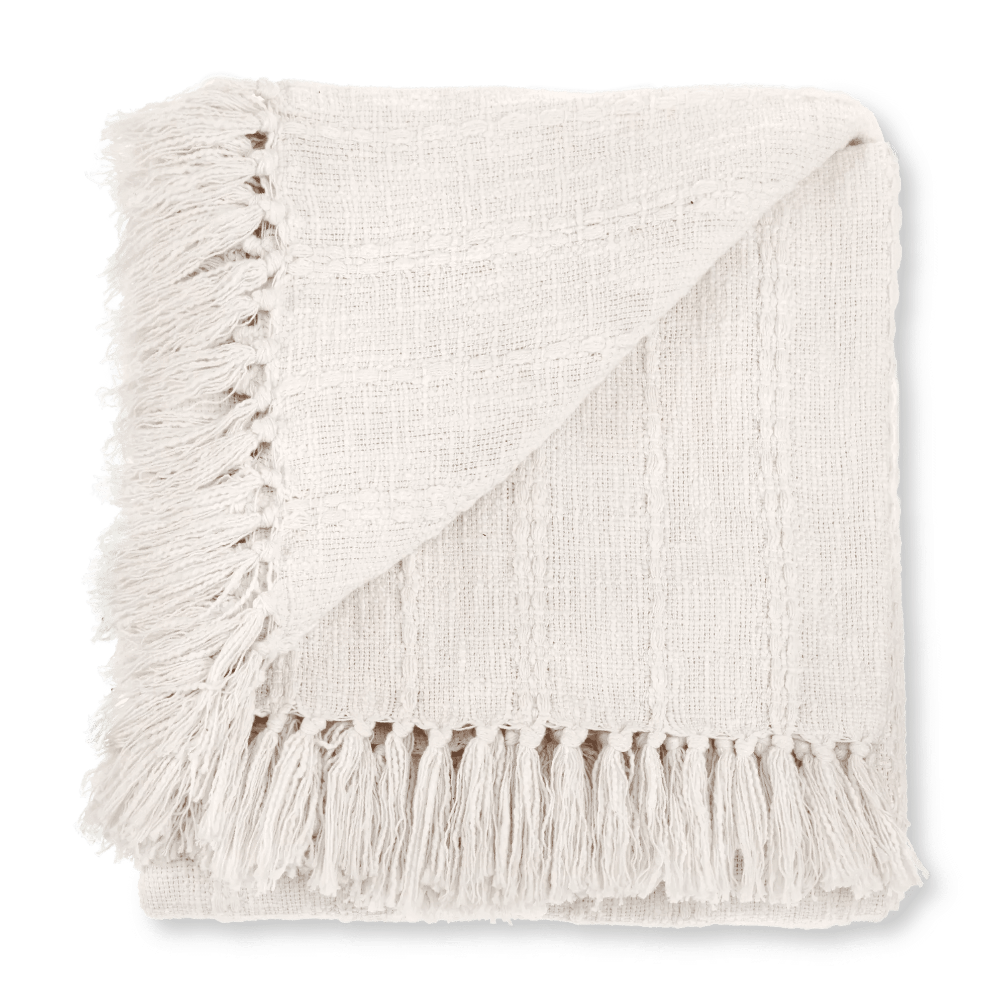 Click here for Bouclair Ivory Myruna Throw 60x90 In (152x229 Cm)... prices