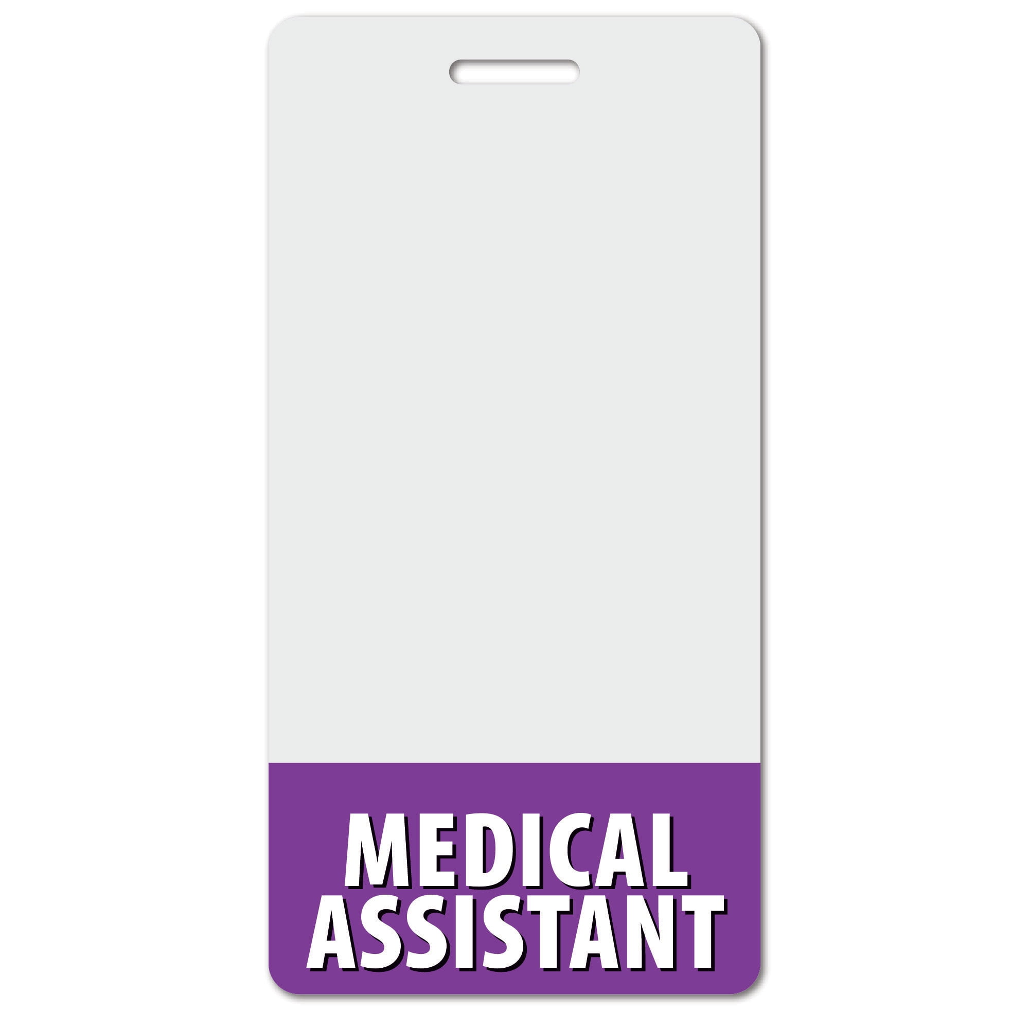 MEDICAL ASSISTANT Heavy Duty Vertical Purple (100 pack) - Spill & Tear ...
