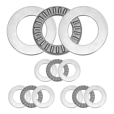 4 Pack F10-21M Thrust Ball Bearings, 10mm x 21mm x 7mm Miniature Thrust ...
