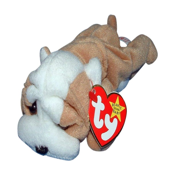 Ty Beanie Baby: Wrinkles the Bulldog | Stuffed Animal | MWMT - Walmart.com